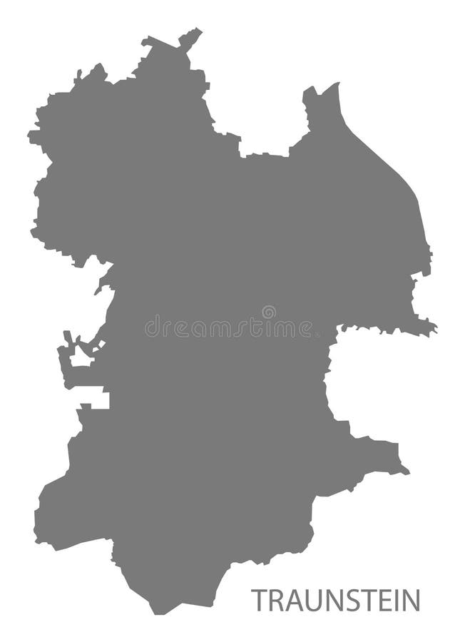 Traunstein Grey County Map Stock Illustrations – 3 Traunstein Grey ...