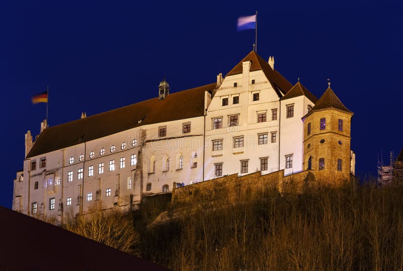Trausnitz Castle, Landshut, Germany Stock Image - Image of historic ...