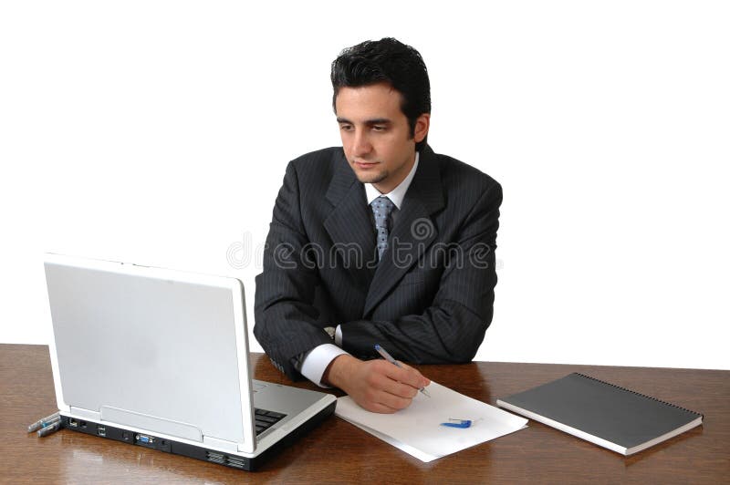 Travailler dur photo stock. Image du commerce, robe, conversation - 1563152