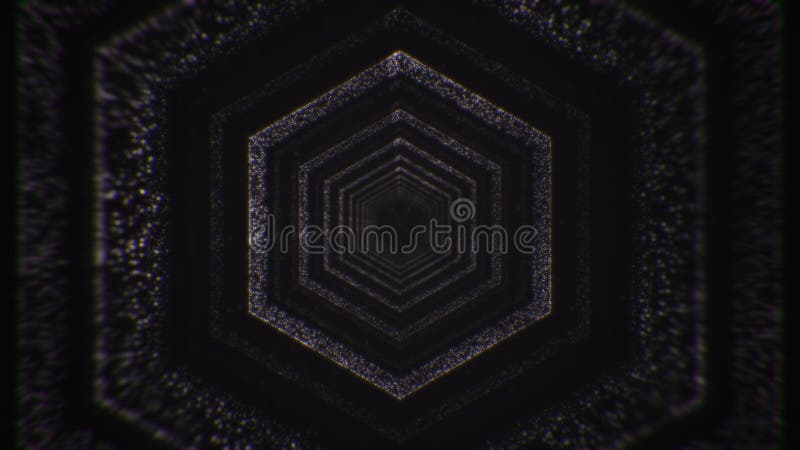 Travel through Abstract Technology Digital LED Tunnel from Dots ...