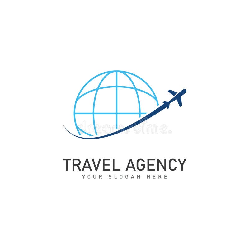 Travel Agency Logo Design Template Vector Stock Vector - Illustration ...