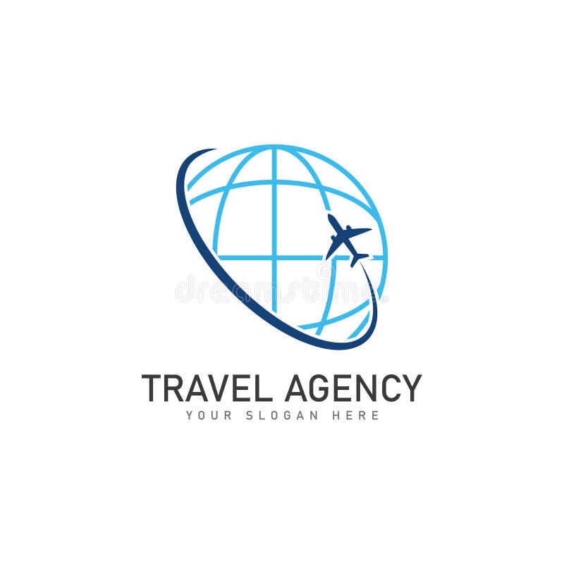 Travel Agency Logo Design Template Vector Stock Vector - Illustration ...