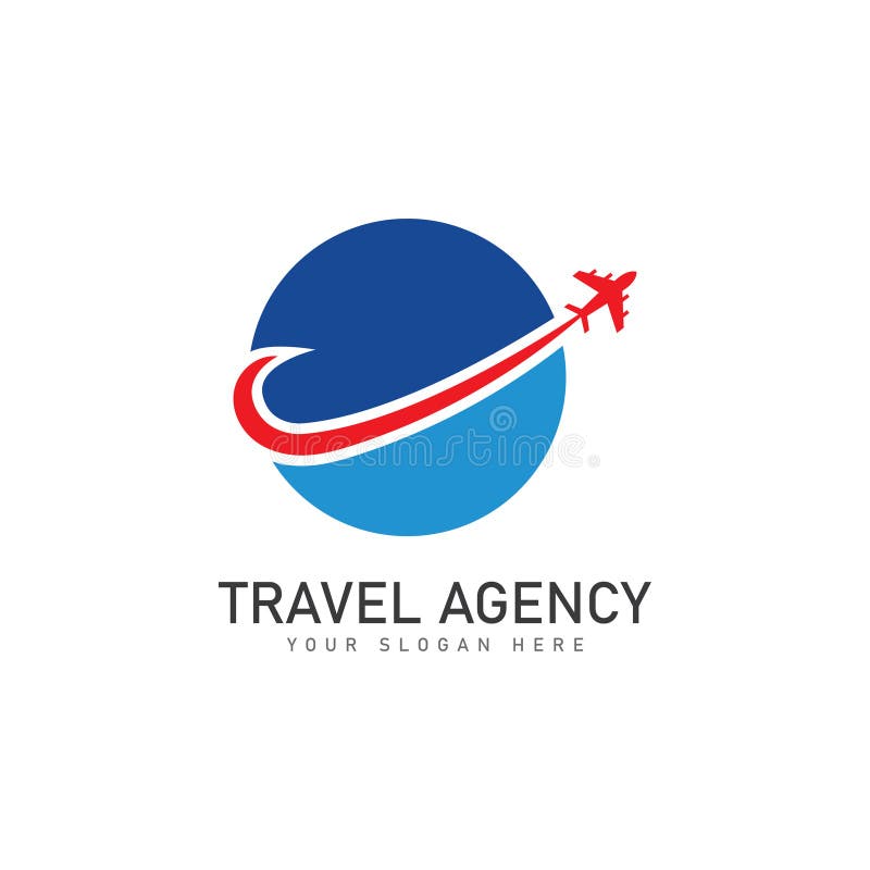 Travel Agency Logo Design Template Vector Stock Vector - Illustration ...