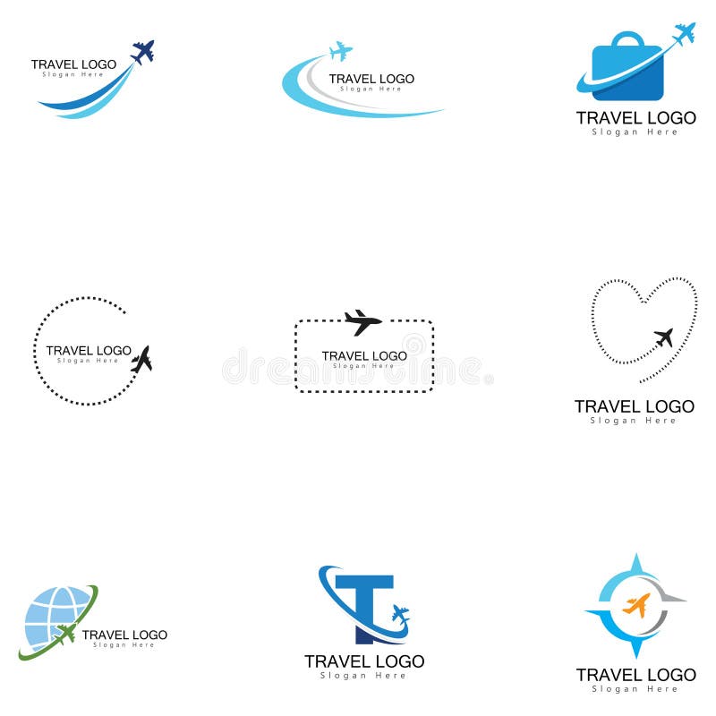 Travel Agency Vector Logo Template. Holiday Logo Template Stock Vector ...