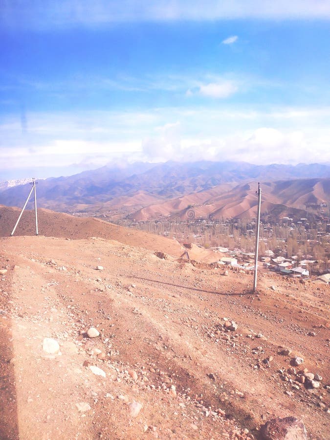 Travel Around the Valley on Train Stock Image - Image of blue, mountain ...