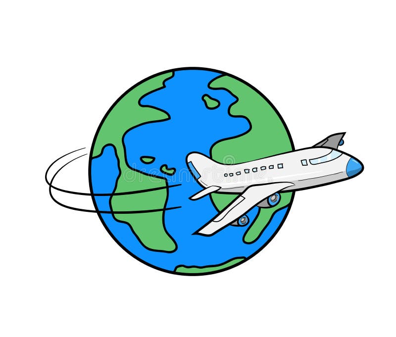 Travel Around The World Stock Vector - Image: 63669040
