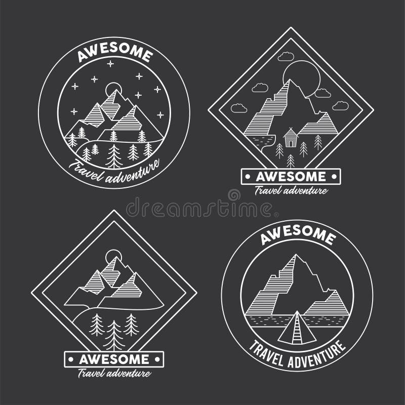 Awesome Emblems Stock Illustrations – 16 Awesome Emblems Stock ...