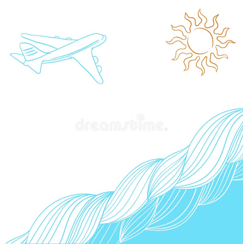 Travel Background for You Design. Vector Collor Stock Vector ...