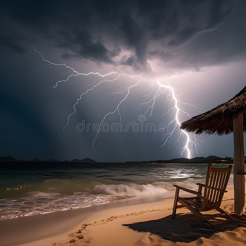 Travel Beach Sun Relaxation Summer Dynamic Lightning Cine Generative AI ...