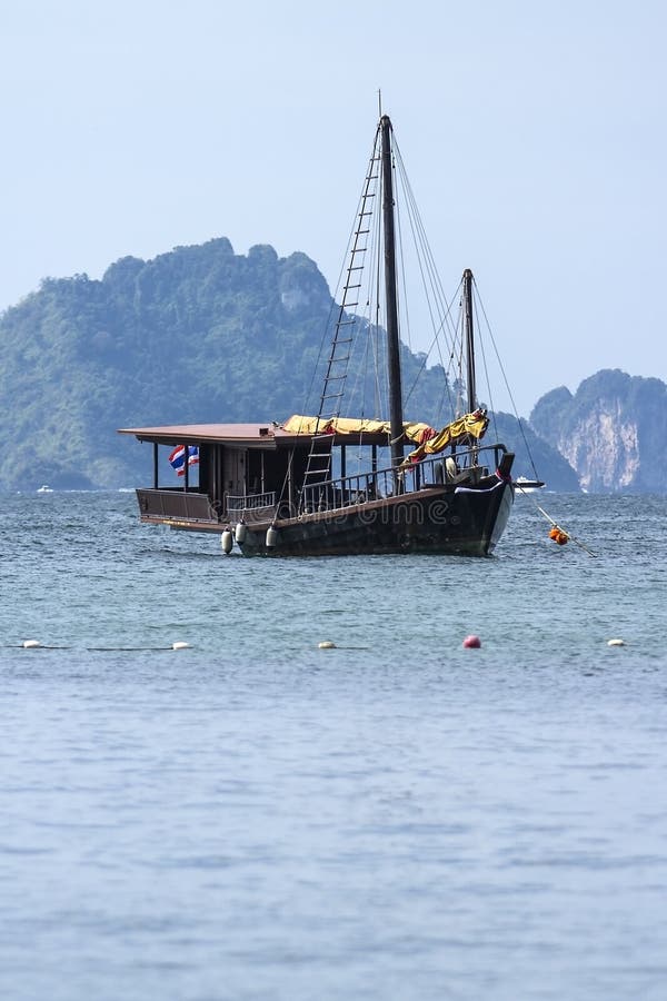 Travel boat stock image. Image of coast, krabi, landscape - 29579885
