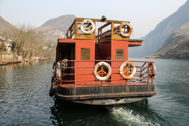 Travel boat stock photo. Image of ship, running, relax - 60036812