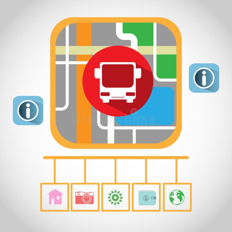 Bus Tracking Stock Illustrations – 534 Bus Tracking Stock Illustrations ...
