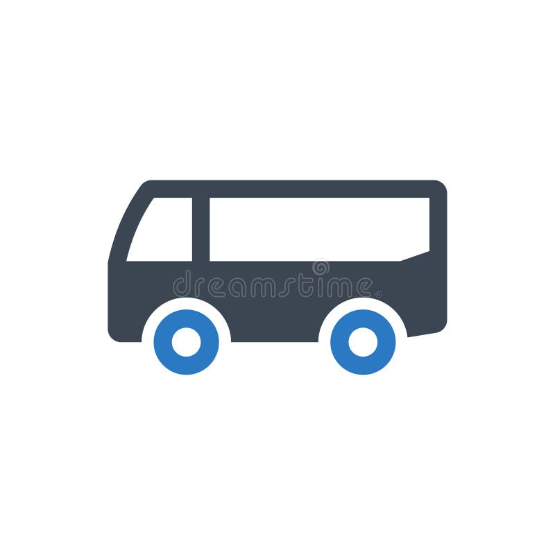 Travel Bus Icon. Simple Vector Graphics Stock Vector - Illustration of ...