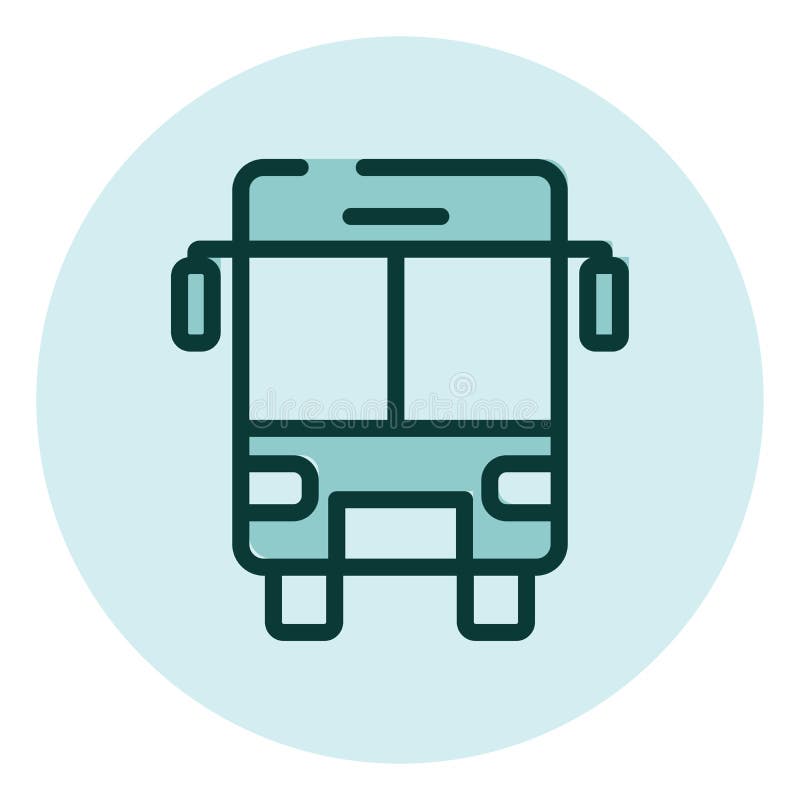 Travel bus, icon stock vector. Illustration of trip - 259397551