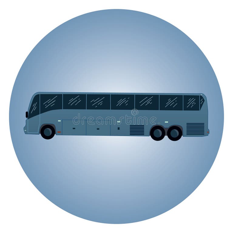 Travel Bus. Vector Illustration Decorative Design Stock Vector ...