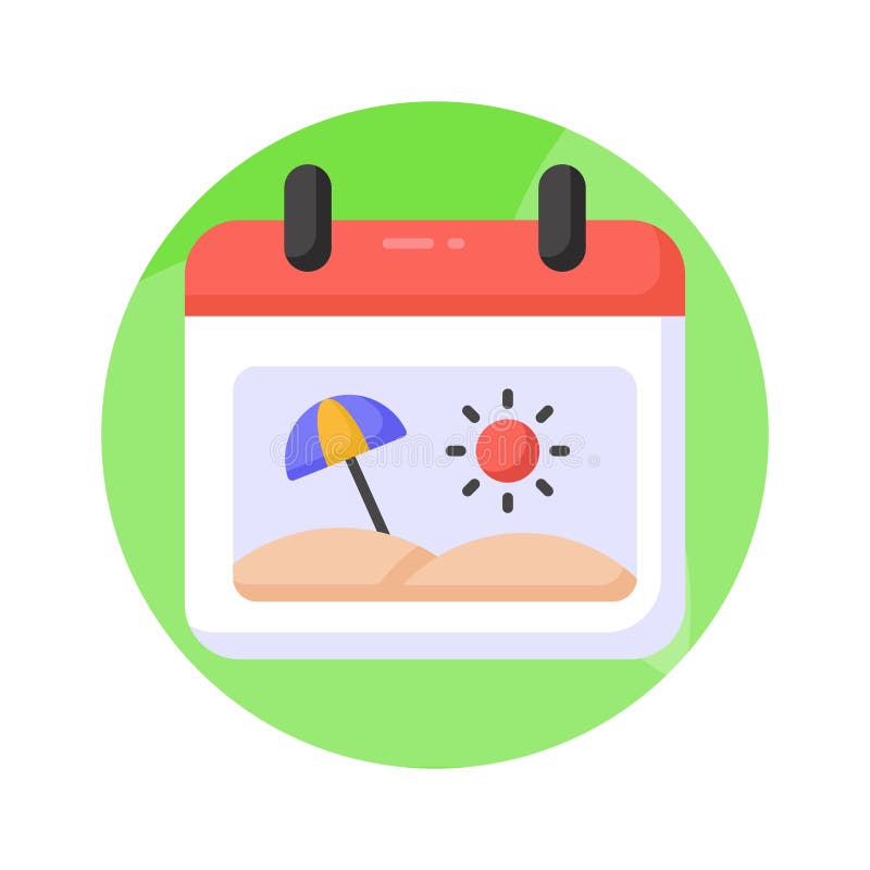 Travel Calendar Schedule Vector Design in Modern Style, Planner Vector ...