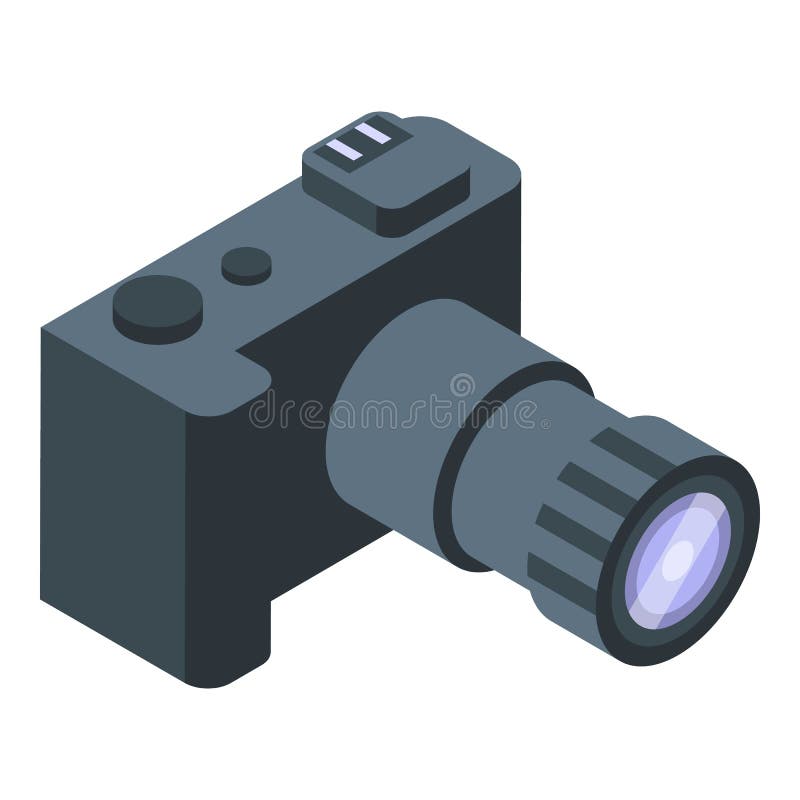 Travel Camera Icon Isometric Vector. Globe Map Stock Vector ...