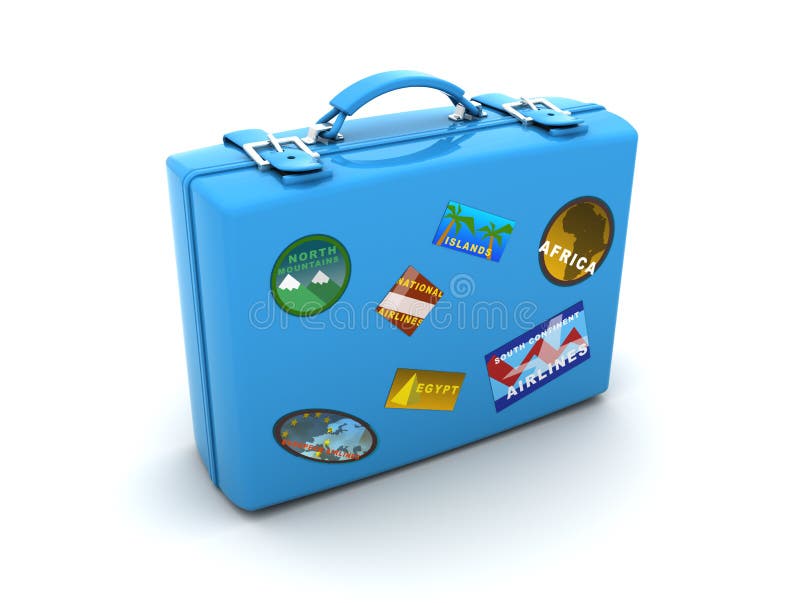 Travel case stock illustration. Illustration of vacations - 62132421