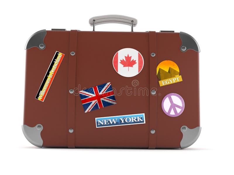 Travel Case Vector Illustration Stock Vector - Illustration of ...