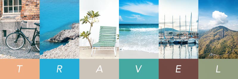 Travel Concept Background. Summer Concept. Header Format with Copyspace ...