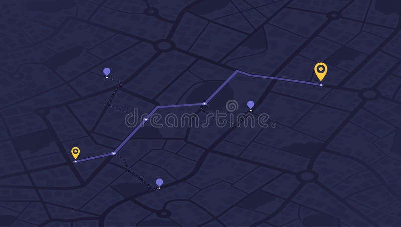 Travel Concept. Geolocation and Abstract GPS Navigation, Online ...