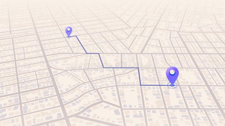 Travel Concept. Geolocation and Abstract GPS Navigation, Online ...