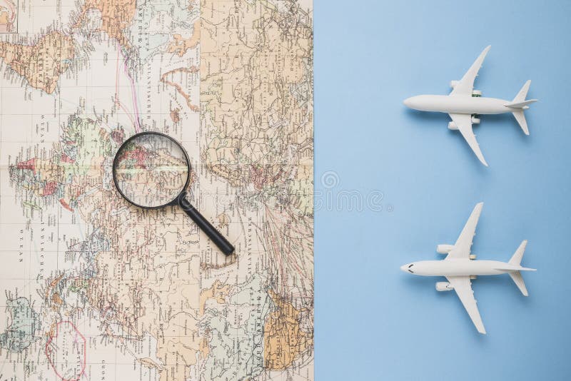 Travel Concept with Map Plane. High Quality and Resolution Beautiful ...