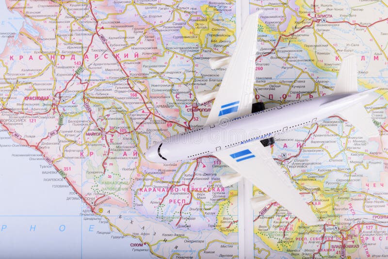 Travel Concept with Money, Documents and Map Stock Photo - Image of ...