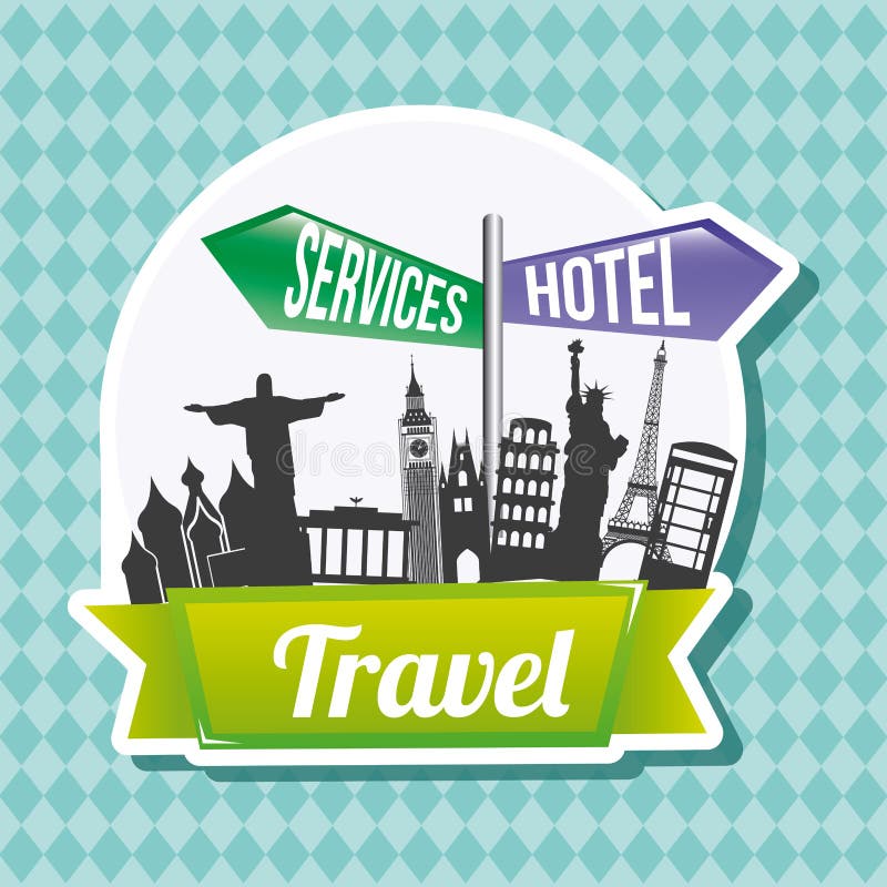 Travel design stock vector. Illustration of concept, tourism - 41748902