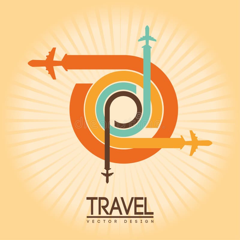 Travel design stock vector. Illustration of product, genuine - 33140436