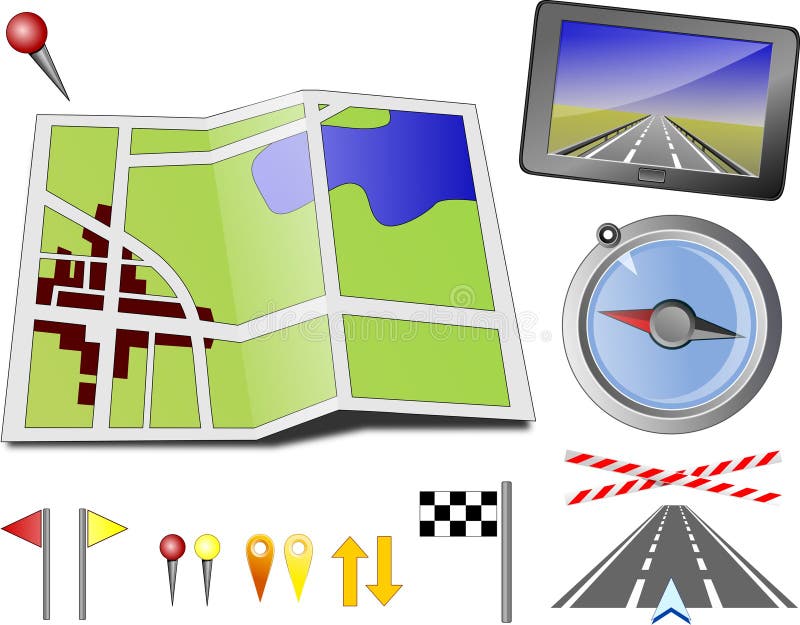 Travel Directions stock illustration. Illustration of home - 42917590