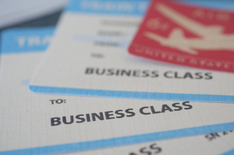 Travel Documents Business Class Flight Preparation Stock Photos - Free ...
