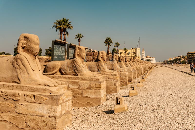 Travel Egypt Ancient Egyptian Temples Editorial Image - Image of ...