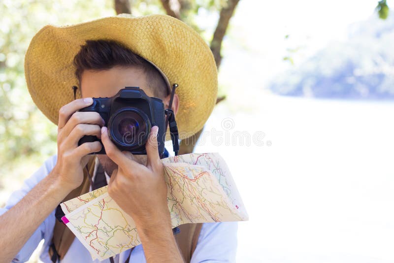 Travel and Exploration with the Camera Stock Photo - Image of tourist ...