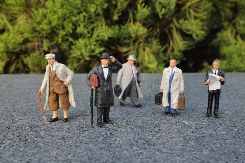 Miniature Figure on Travel Figure , Using for Business Travel Stock ...