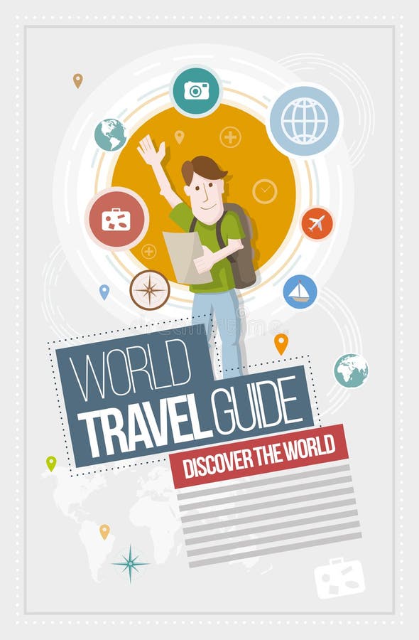 Travel Guide Design stock vector. Illustration of copy - 65925663