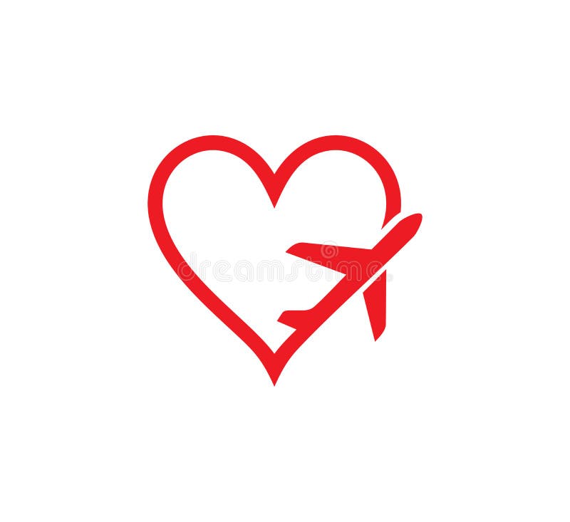 Travel Heart stock vector. Illustration of bicycle, love - 31281804