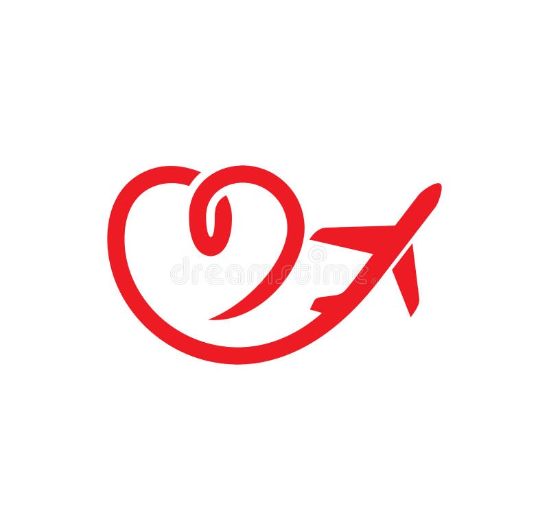 Travel Heart stock vector. Illustration of bicycle, love - 31281804