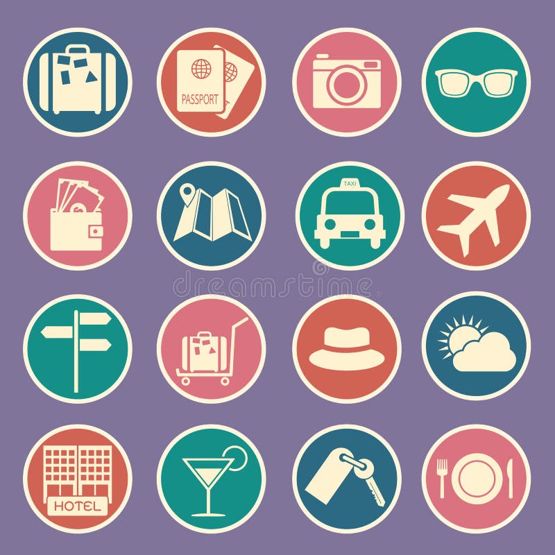 Travel icon stock vector. Illustration of icon, ticket - 43843999