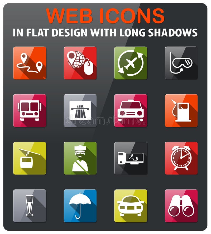 Travel icon set stock illustration. Illustration of fieldglass - 88456564