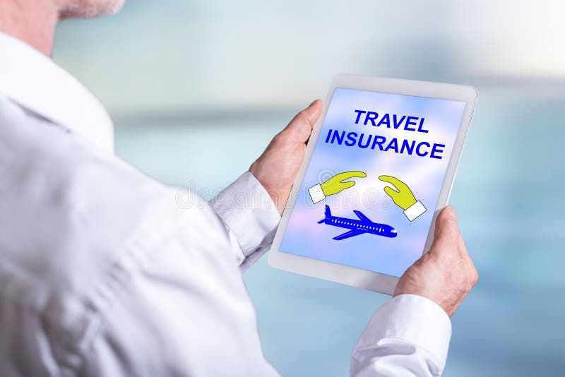 Travel Insurance Concept on a Paper Stock Photo - Image of concept ...