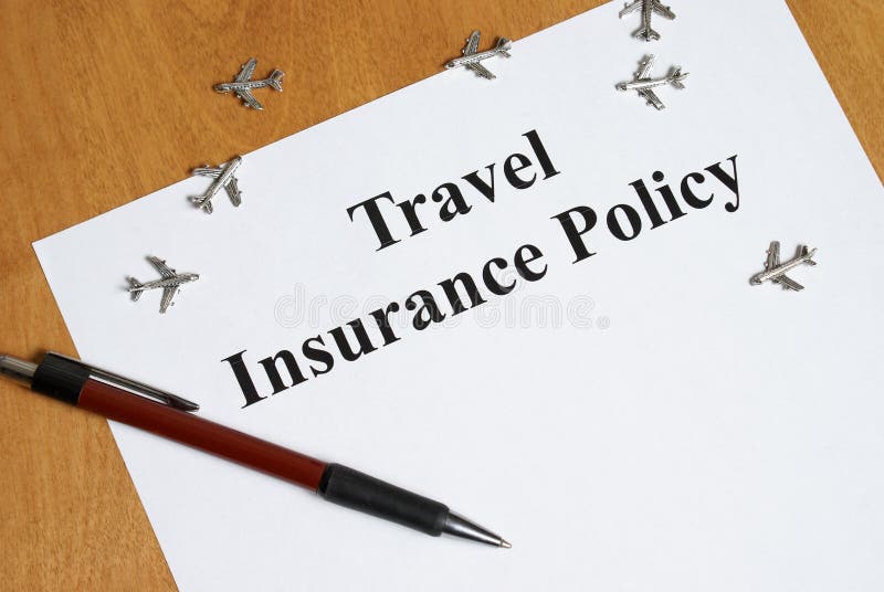 Travel Insurance Brochure Vacation Stock Photo - Image of booklet ...