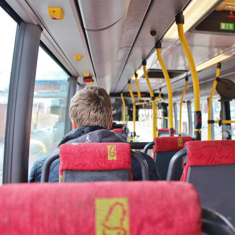 Travel by local bus editorial stock image. Image of handrail - 91904004