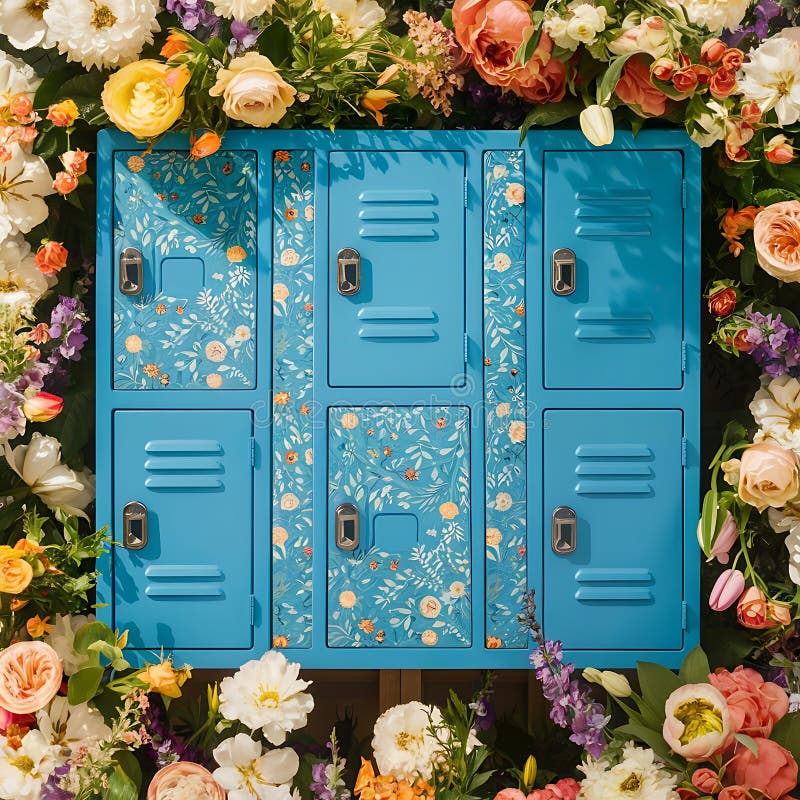 Travel Locker in a Floor Room Stock Image - Image of storage, secure ...