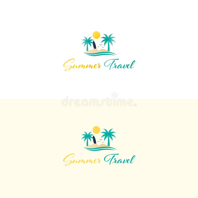 Travel Logo Vector Illustration. Vacation Logo Design. Summer Travel ...