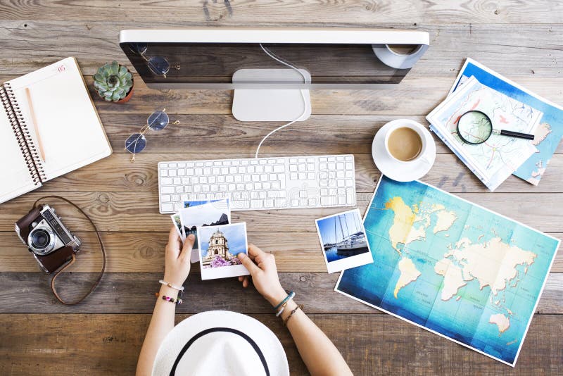 Travel Planning Concept on Map Stock Photo - Image of vacation ...