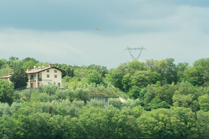 Rural Italy stock photo. Image of chimney, facade, housing - 6246218