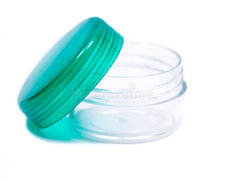 Travel Size Plastic Container Stock Photo - Image of package, equipment ...