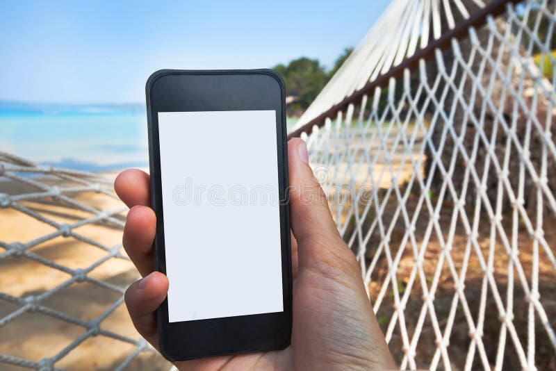 Travel with smartphone stock image. Image of message - 61373105