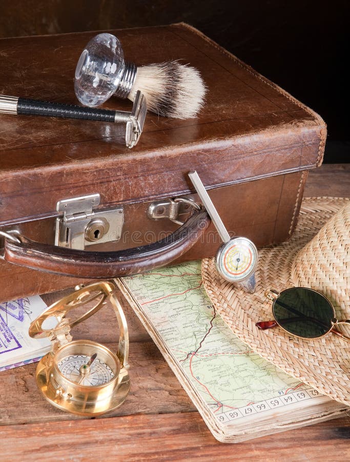 Travel stuff stock image. Image of tourism, compass, measurer - 9528673